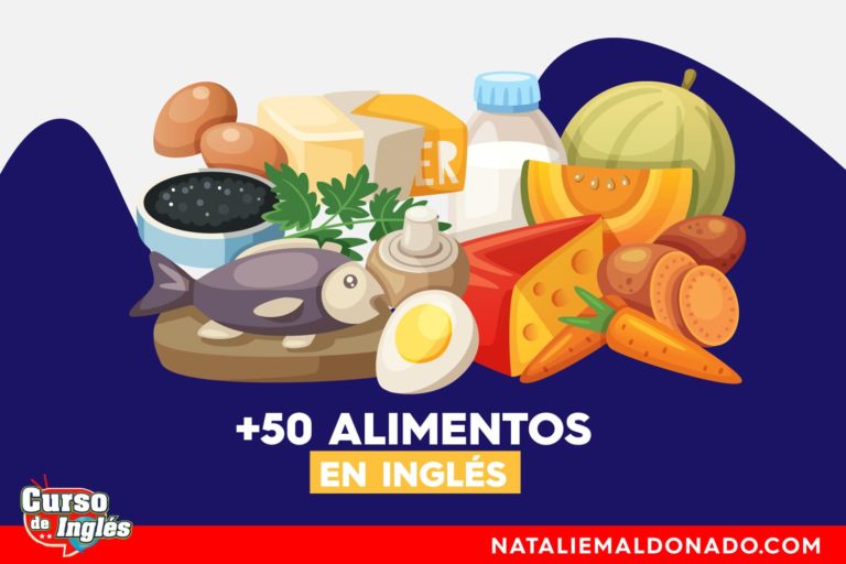 50 Alimentos en ingles ( LISTA completa) 🤓